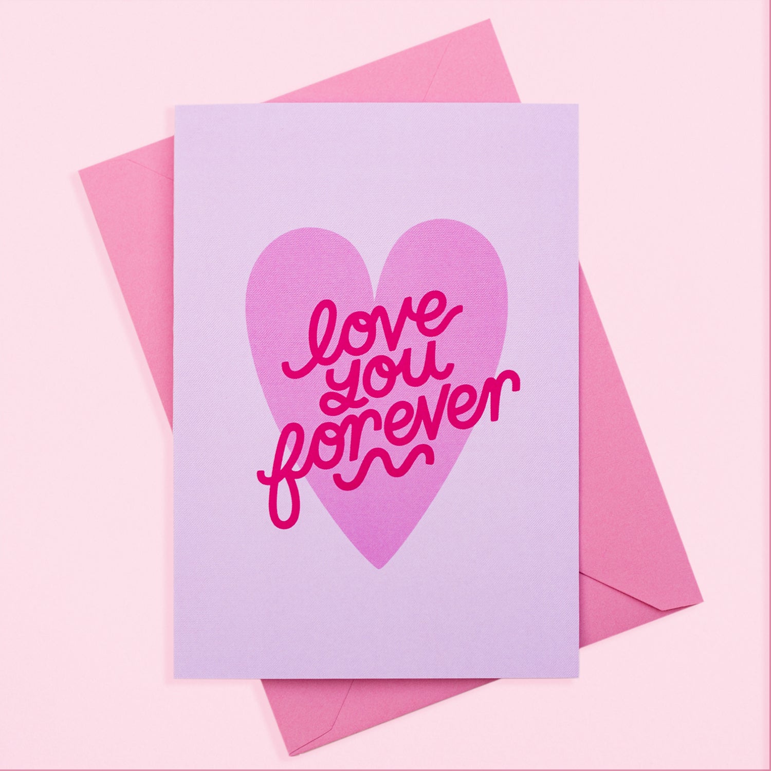 Love You Forever Greetings Card ~ Salt Art Supply