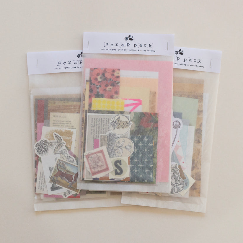 Collaging, Junk Journalling & Scrapbooking Scrap Pack – Salt Art Supply